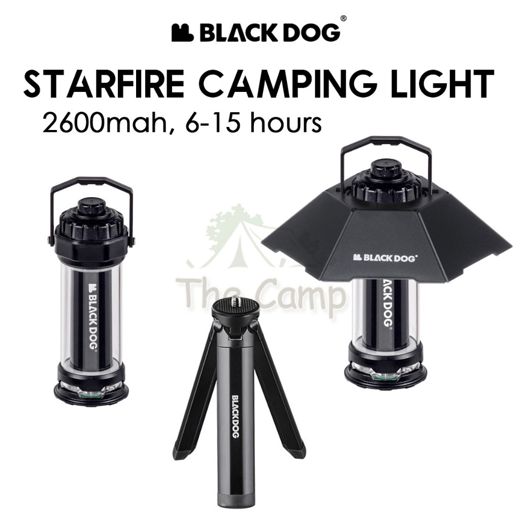 Blackdog Starfire Camping Light LED Lantern 4 Mode Flashlight ...