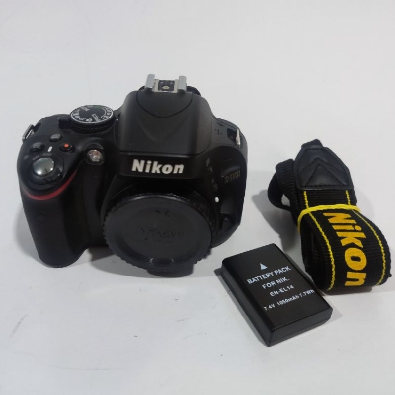 NIKON D5100 DX-FORMAT DSLR CAMERA - NO CHARGER (USED) | Shopee Malaysia