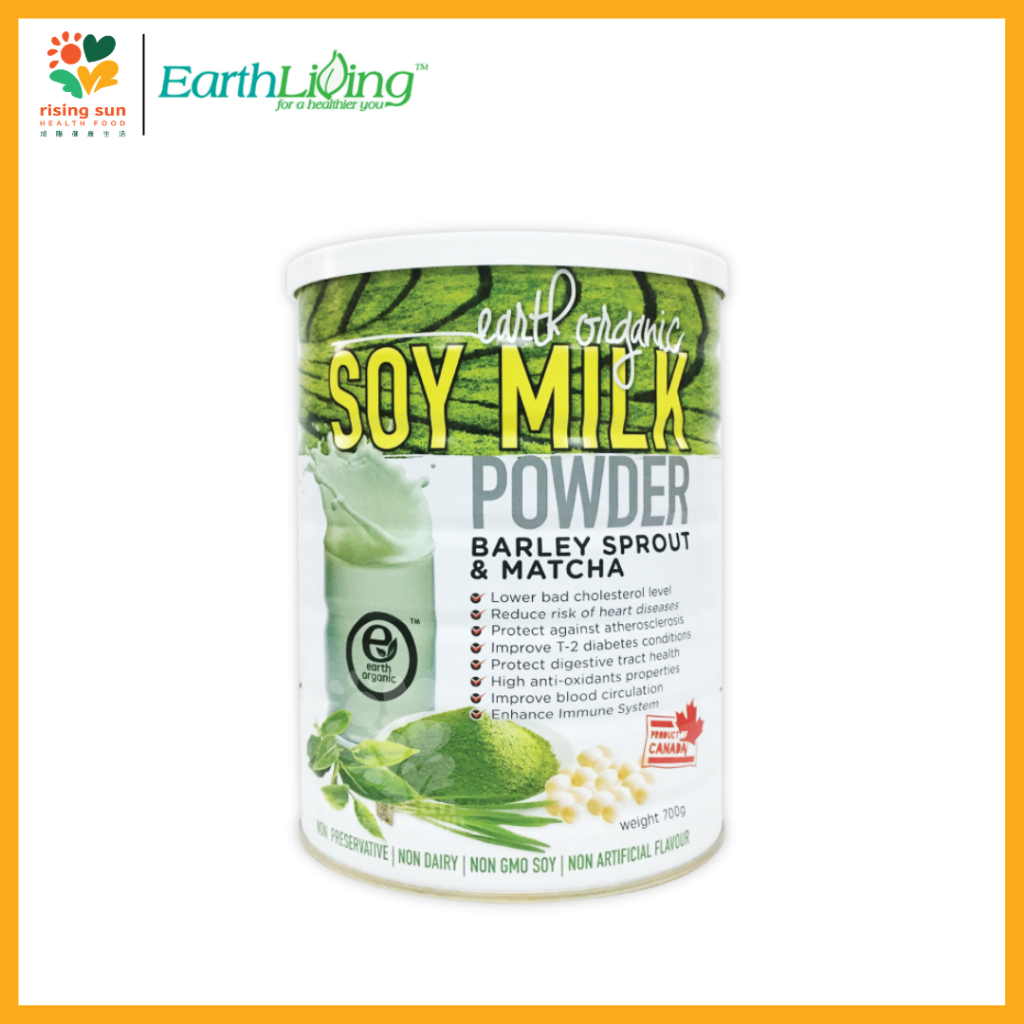 Earth Living Organic Barley Sprout & Matcha Soy Milk Powder 700G ...