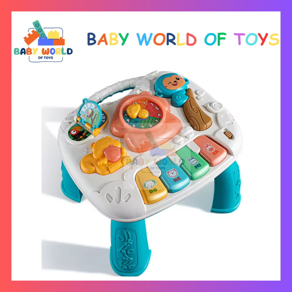 Baby World Of Toys - Musical Learning Table Baby Toddler Toy Activity ...