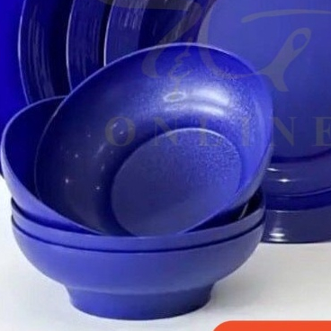 Tupperware Raya Royale Blue Deep Plate 550ml or Bowl Bowls 600ml / Biru ...