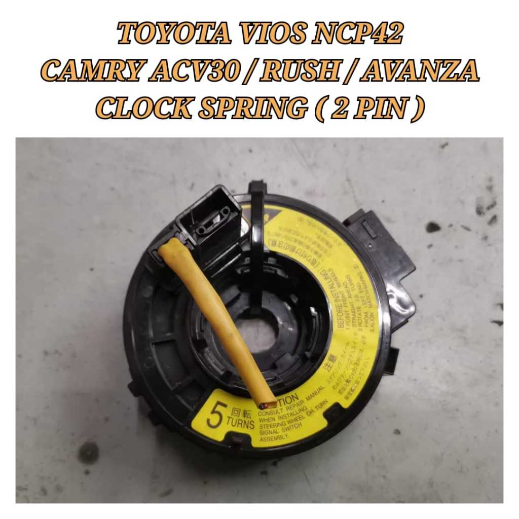 🇯🇵🇯🇵 Air Bag / Clock Spring Steering Toyota Vios Camry Rush Avanza Air ...