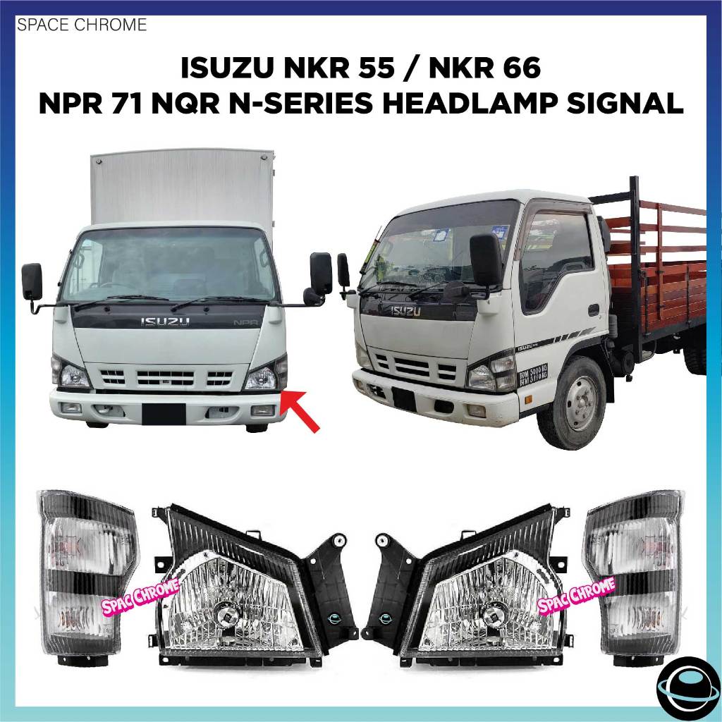ISUZU NQR NKR55 NKR66 NPR71 N SERIES HEAD LAMP SIGNAL LAMP LEFT RIGHT ...