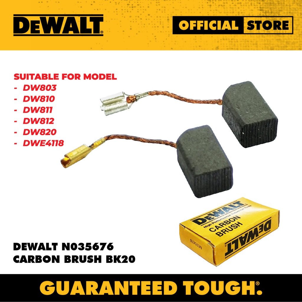 DEWALT N035676 Carbon Brush BK20 for DW810/DW820 (Berus Karbon ...