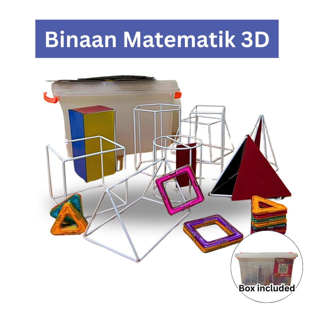 (ABM NIlam) Binaan Matematik 3D | 3D Mathematics Model Nilam ...