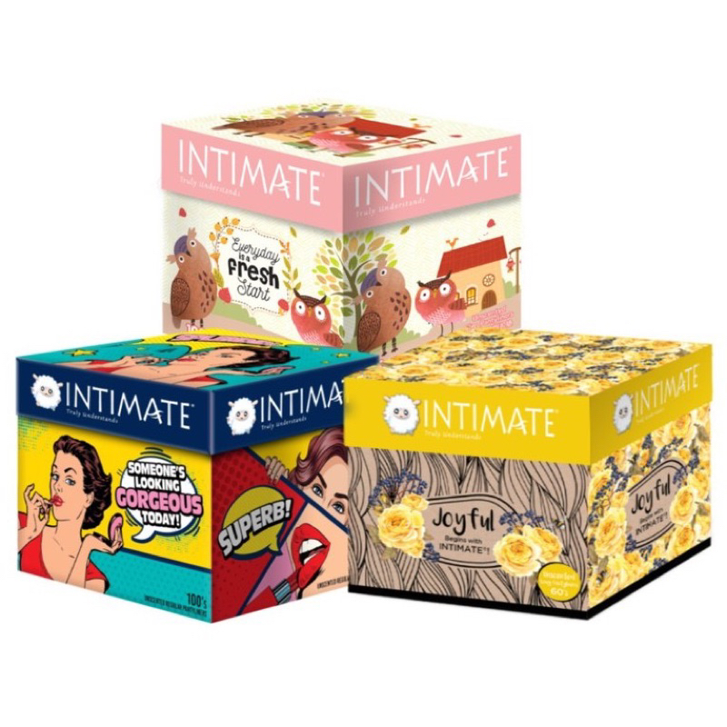 Intimate Box Unscented Pantyliner (Slim 100's, Regular 100's, Long 60's) | Shopee Malaysia