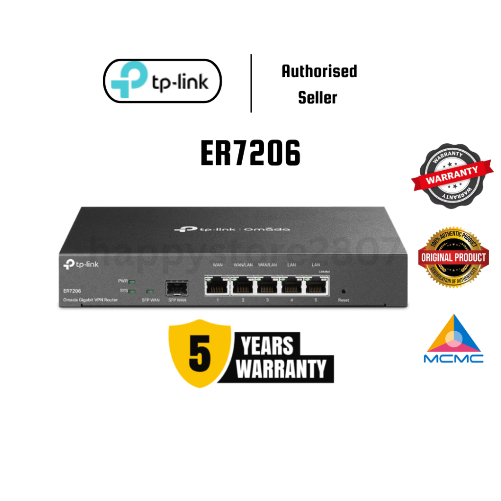 TP-LINK ER7206 Omada Gigabit VPN Router | Shopee Malaysia