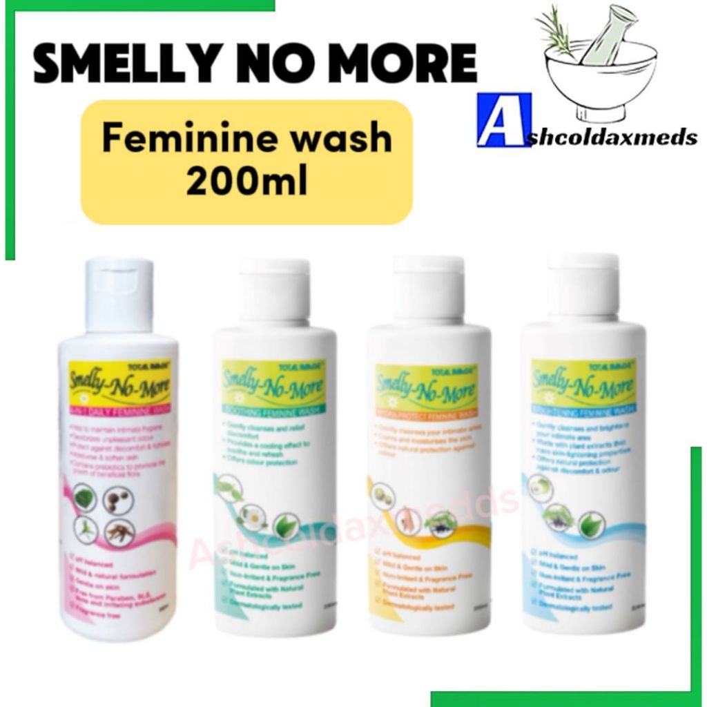 SMELLY NO MORE FEMININE WASH (4-IN-1 DAILY / BRIGHTENING / SOOTHING ...