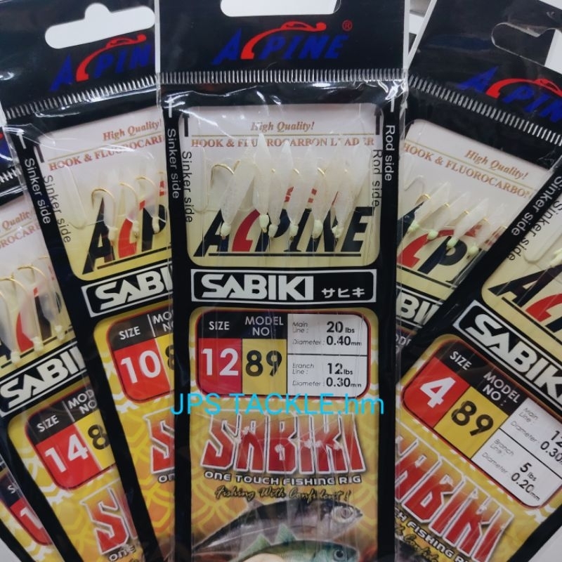 Alpine Sabiki 89 apollo alpine 89 sabiki alpine alpine hook fishing ...