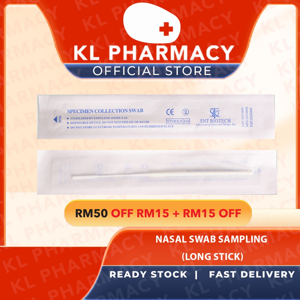 NASAL SWAB SAMPLING (SHORT STICK) 1s | Shopee Malaysia