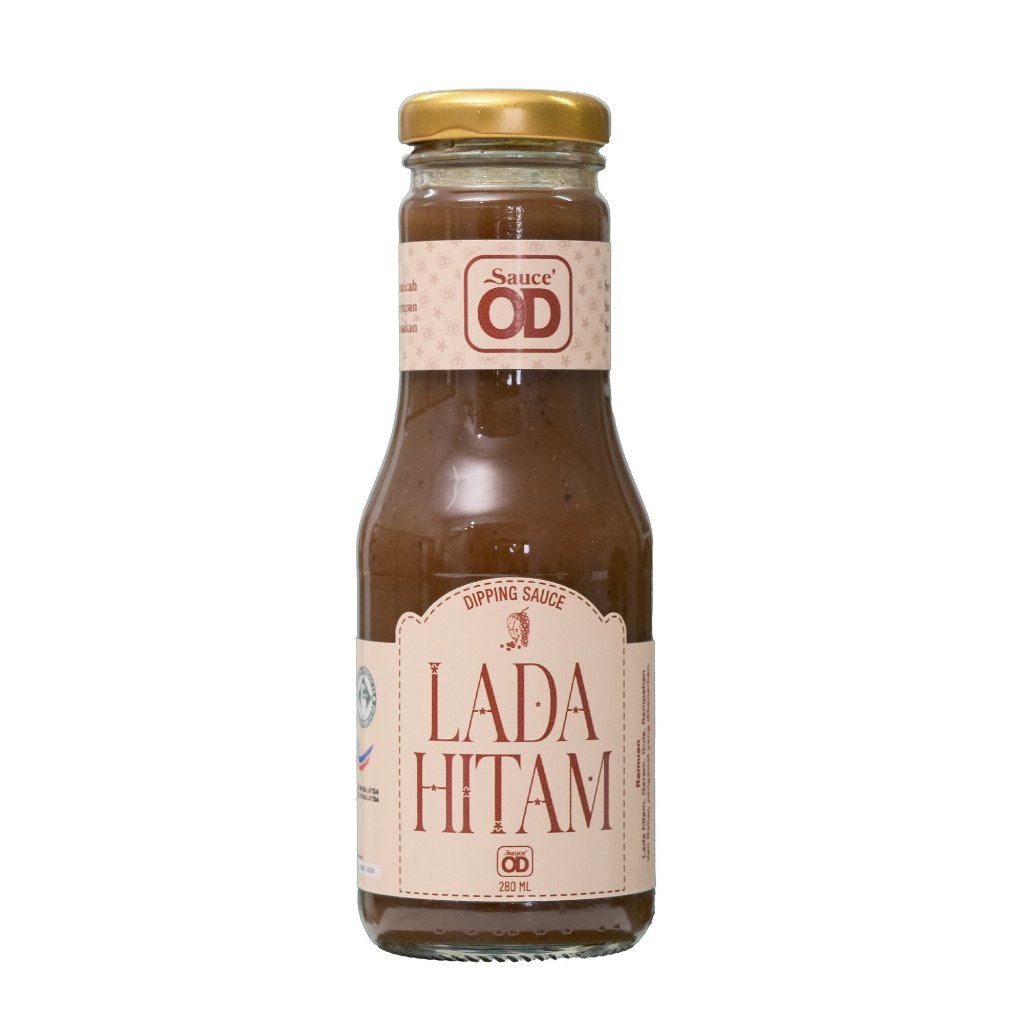 Sos Lada Hitam Sauce OD, Black Pepper Sauce, Bumiputera Sos Brand, Sos ...