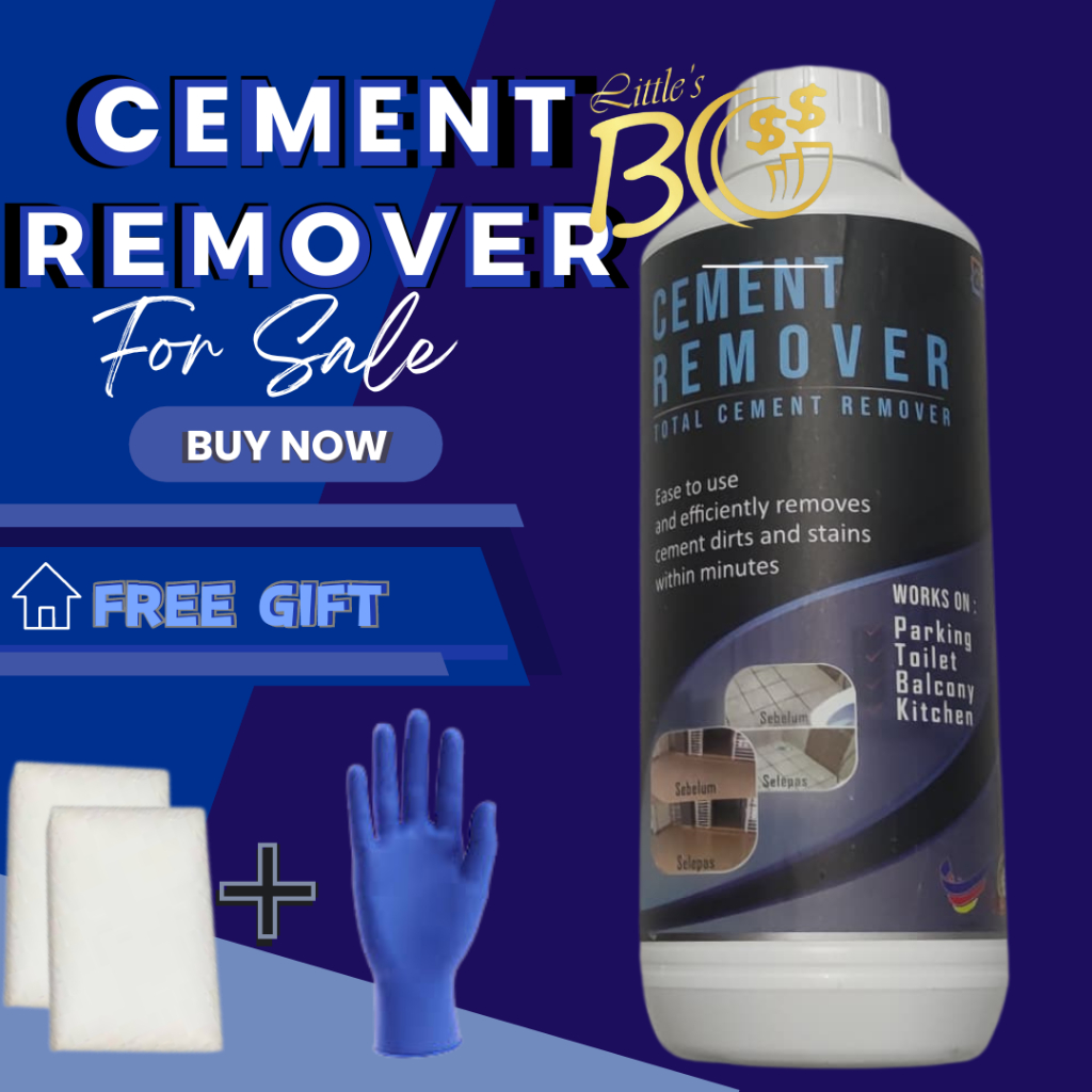 CEMENT REMOVER / HOME SHAMPOO FOR TILE MOSAIC FLOOR CLEANER STAIN ...