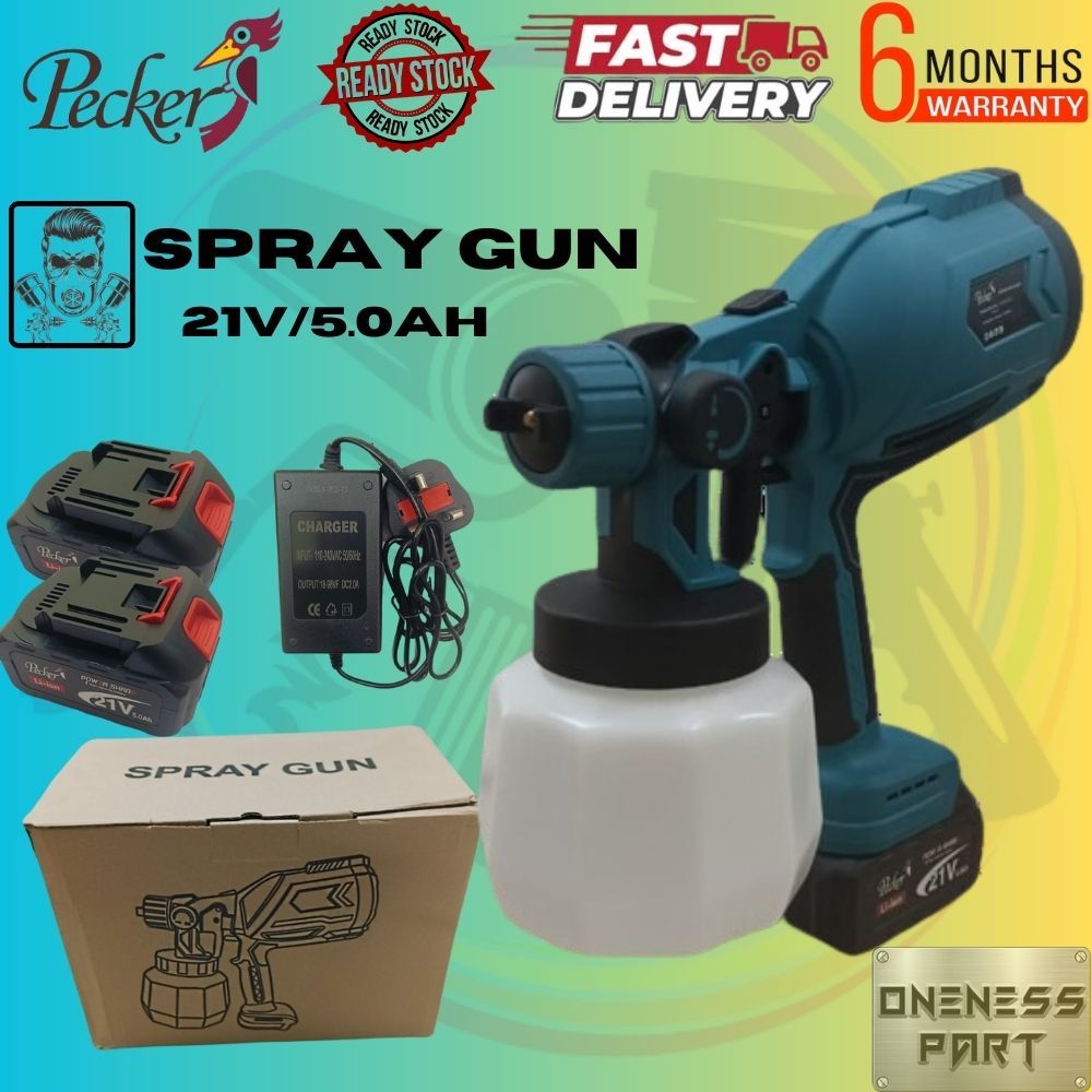 PECKER CORDLESS SPRAYER C/W 2X 5.0AH BATTERY AND CHARGER -21V | Shopee ...