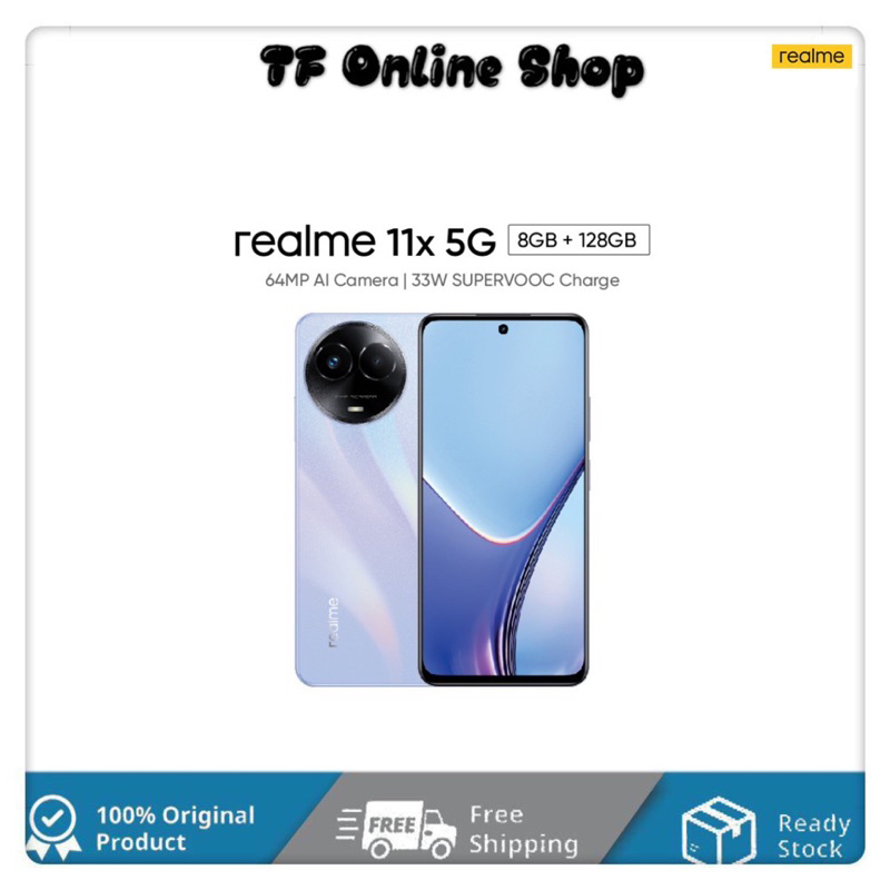 Realme 11X 5G(8GB+128GB)100% Original Set | Shopee Malaysia