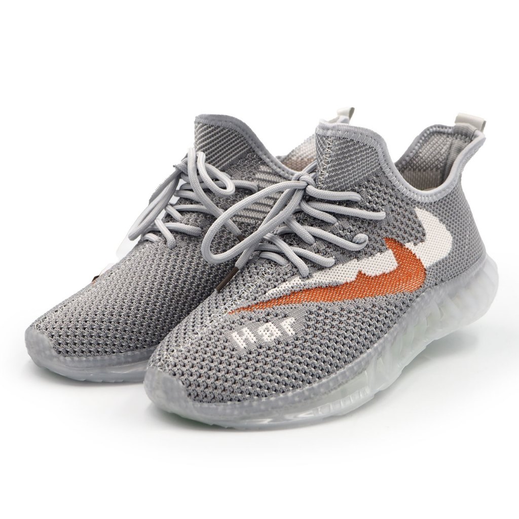"Gray texture flyknit shoe sneaker for Girls|Ladies-Perempuan - Size 32 ...