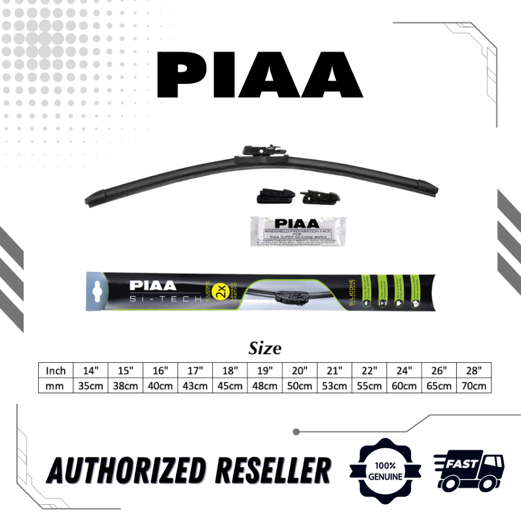PIAA Si-Tech Performance Silicone Wiper Blade ( Original ) | Shopee Malaysia