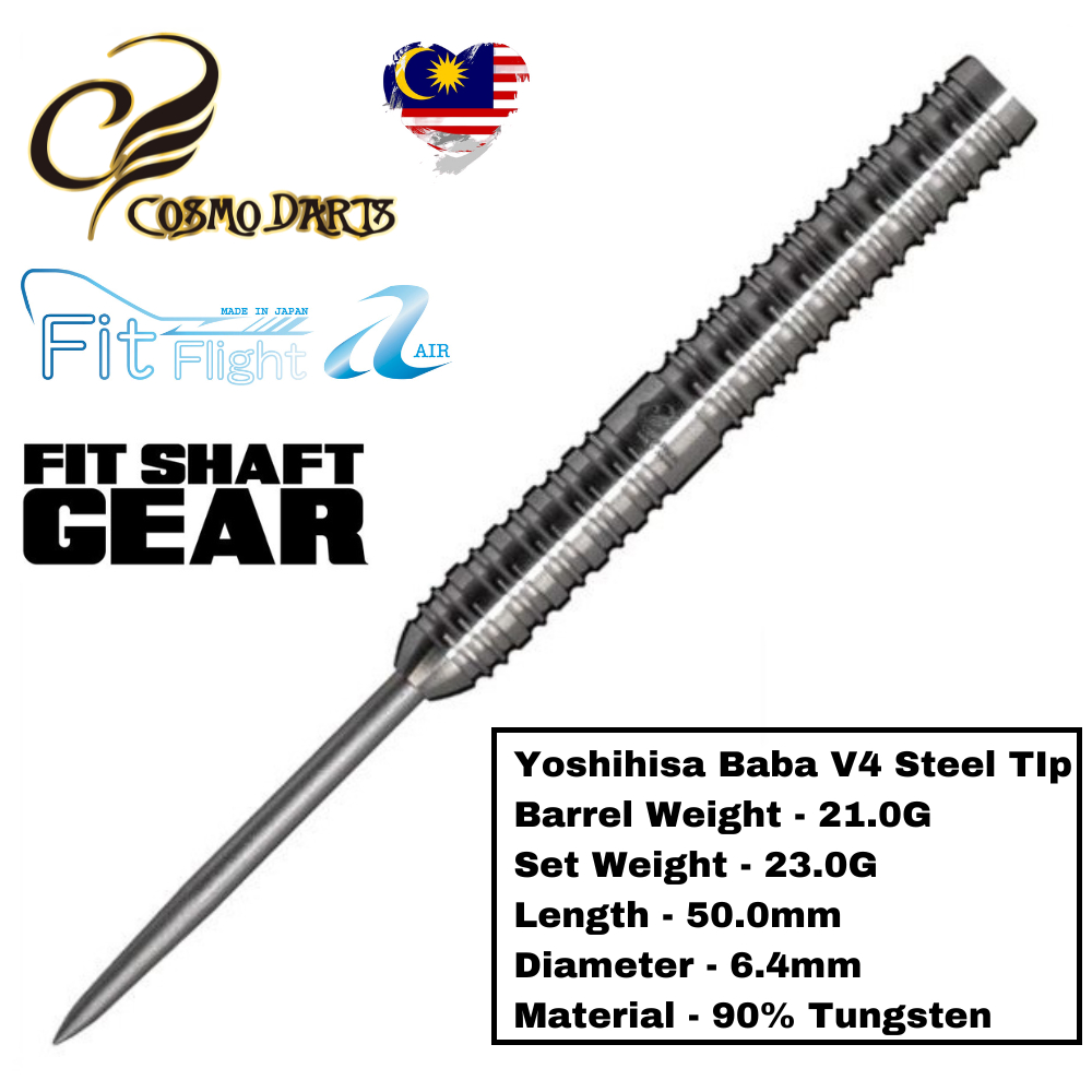 Cosmo Dart Soft Tip - Yoshihisa Baba V4 (21g Barrel Weight) | Shopee Malaysia