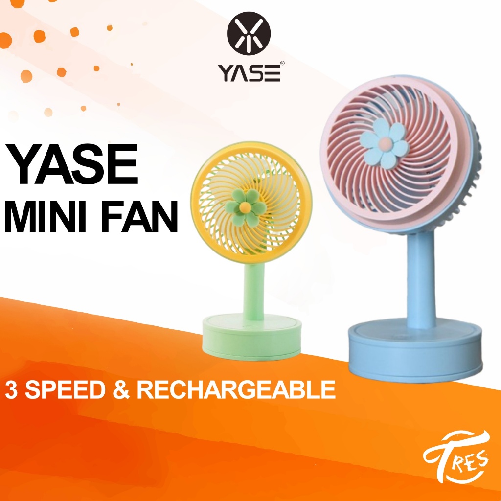 Tresgadget Yimi USB Rechargeable Desk Fan YS-2256C | Shopee Malaysia