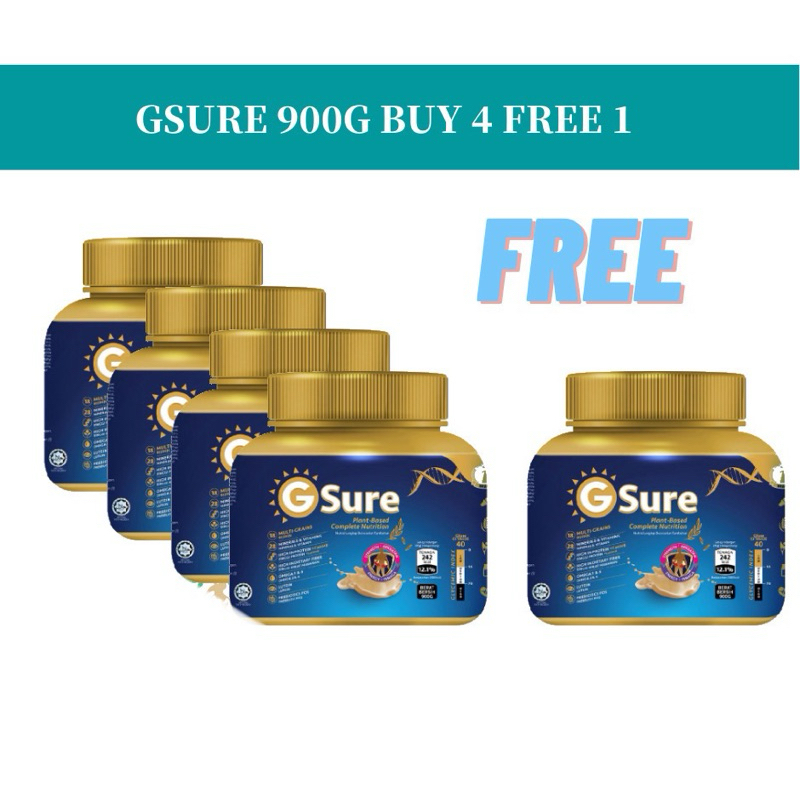 【BUY 4 FREE 1】GOOD MORNING GSure 900g Exp 2026 | Shopee Malaysia