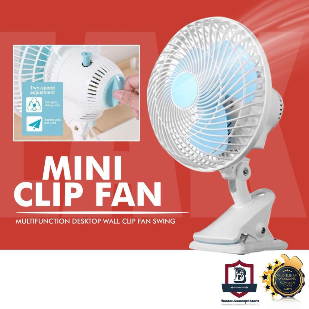 Electric 180mm Mini Clip Fan FC01-180 Multifunction Desktop Wall Clip ...
