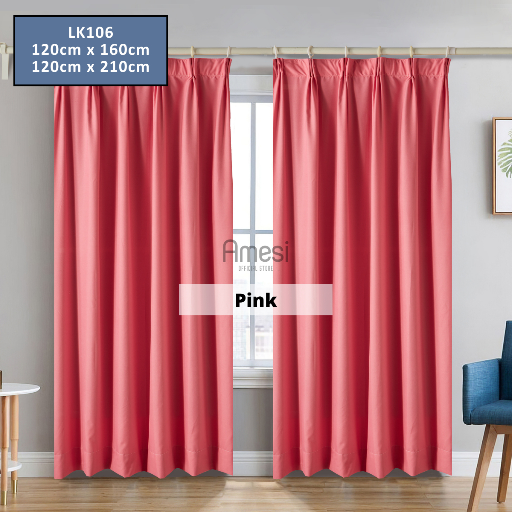 Curtain Window Hook Cangkuk Kitchen Tirai Langsir Tingkap Semi Blackout Murah Pintu Bilik Tidur ...