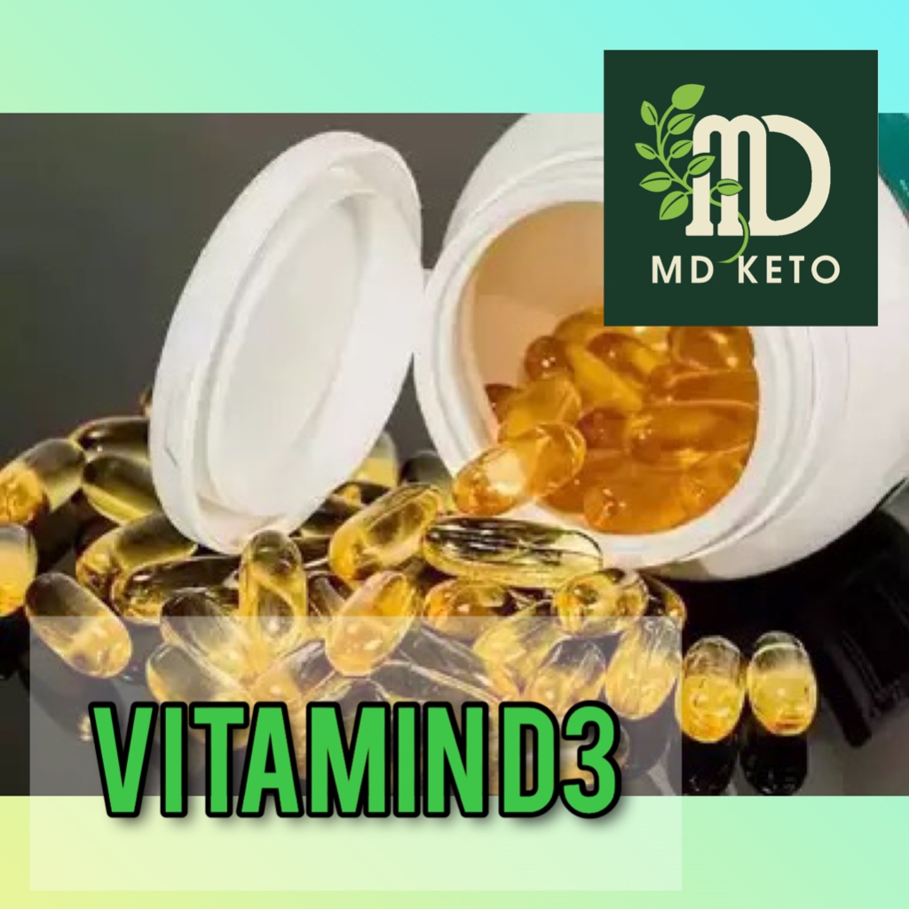 [MD Keto] Vitamin D3 1000 IU cholecalciferol bone and teeth health ...