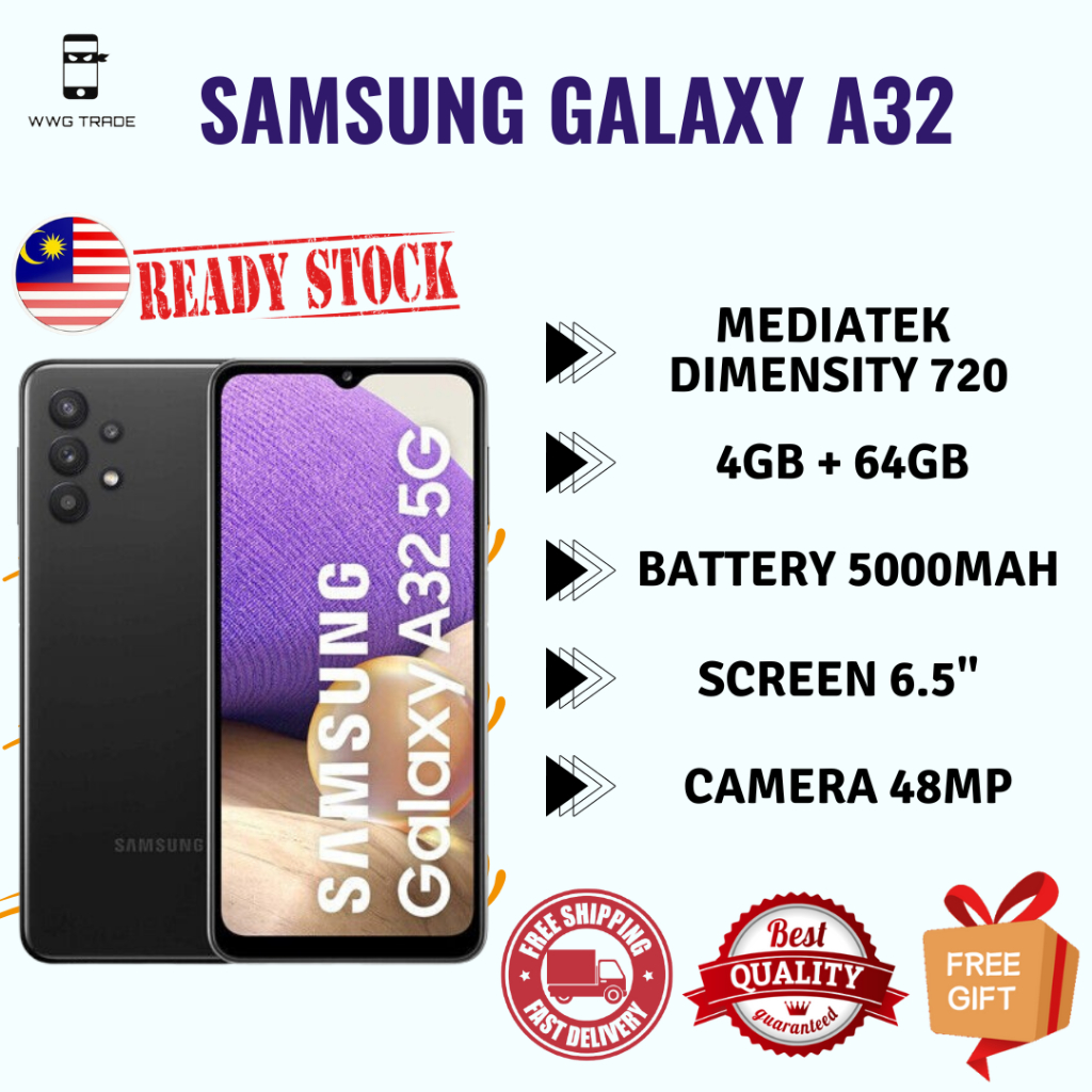 SAMSUNG GALAXY A32 100% ORIGINAL! SINGLE SIM SUPPORTED | Shopee Malaysia