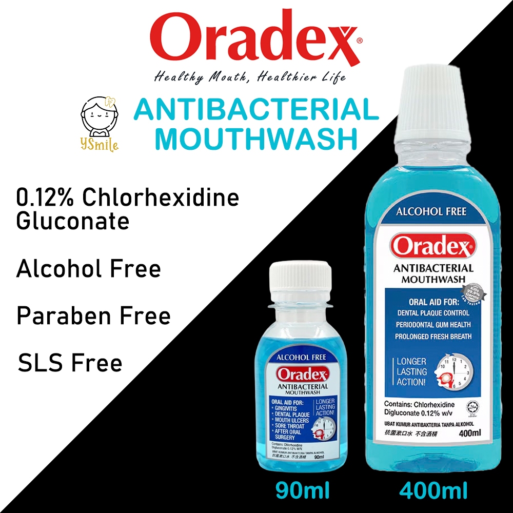 [Exp 11/26] Oradex Antibacterial Mouthwash 0.12% Chlorhexidine ...