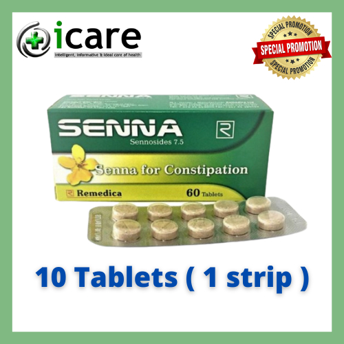 SENNA 7.5MG 10 TABLET / 1 STRIP ( EXP DATE : 06/2028 ) | Shopee Malaysia