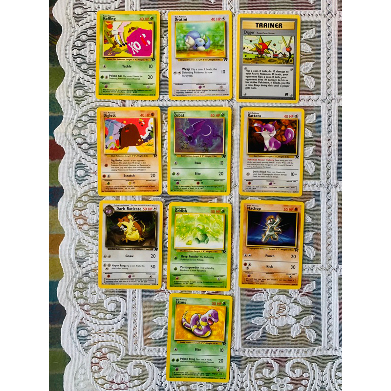 Pokemon TCG : Team Rocket Near Mint to Mint Bundle. | Shopee Malaysia