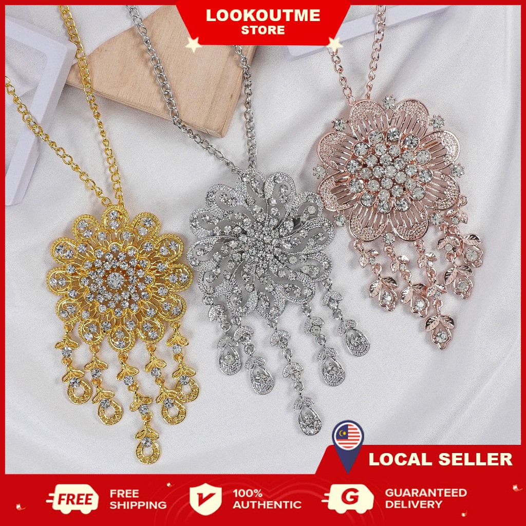 Dokoh Kebaya Traditional Single Pin Rantai Dokoh Diamond Kebaya ...