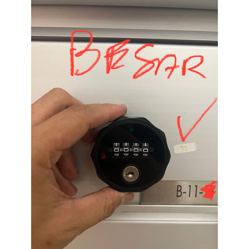 PREMIUM letter safety peti surat box almari digital safety spin pusing ...