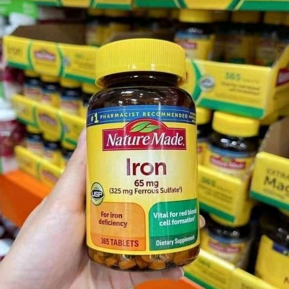 Nature MADE IRON 65MG ADDITIONAL TABLETS | Shopee Malaysia