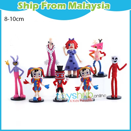8pcs The Amazing Digital Circus Action Figure Toy Model Dolls Kaufmo ...
