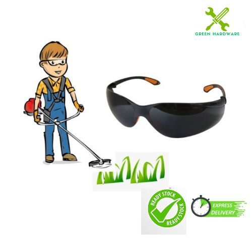 Safety Protection Glasses Black Safety Goggles Black Cermin Mata Hitam ...