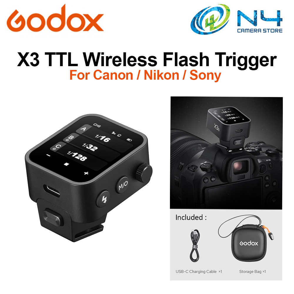 Godox X3 TTL Wireless Flash Trigger 2.4G Draadloze Flash Trigger For ...