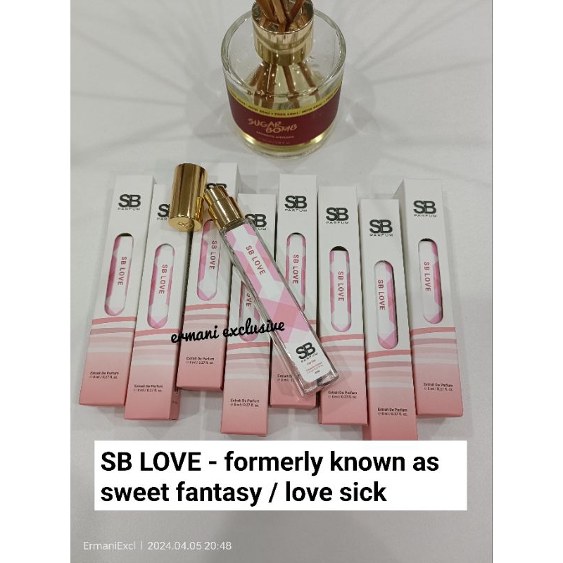 SB LOVE ( Sweet fantasy / Love Sick ) EDP Perfume SB Parfum mini ...