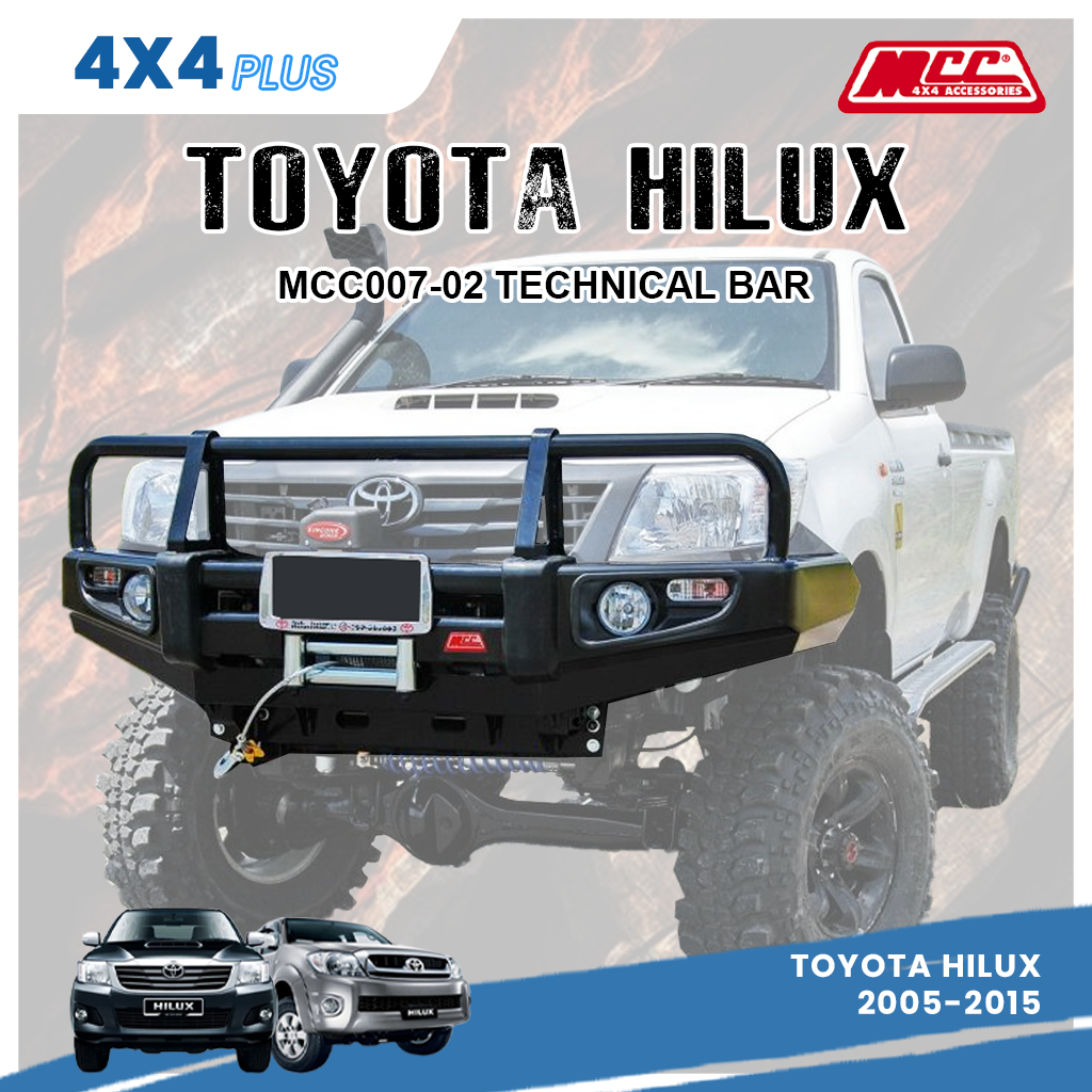 Toyota Hilux Front Bull Bar Vigo 2005-2015 fortuner Bumper Besi 4X4 ...