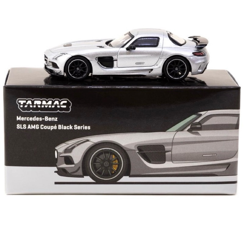 TARMAC WORKS 1/64 MERCEDES-BENZ SLS AMG COUPE BLACK SERIES SILVER ...