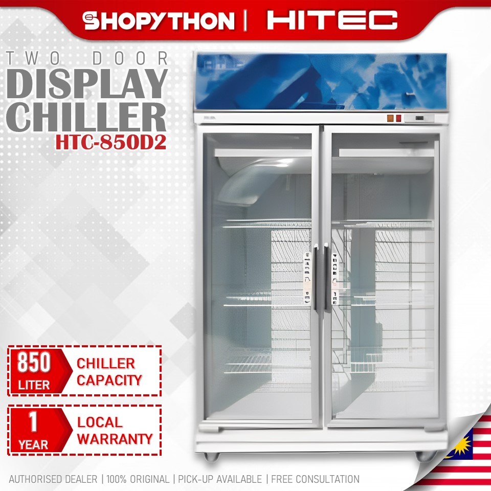 HITEC Display Chiller 2 Door HTC-850D2 (850L) Manual Defrosting System ...
