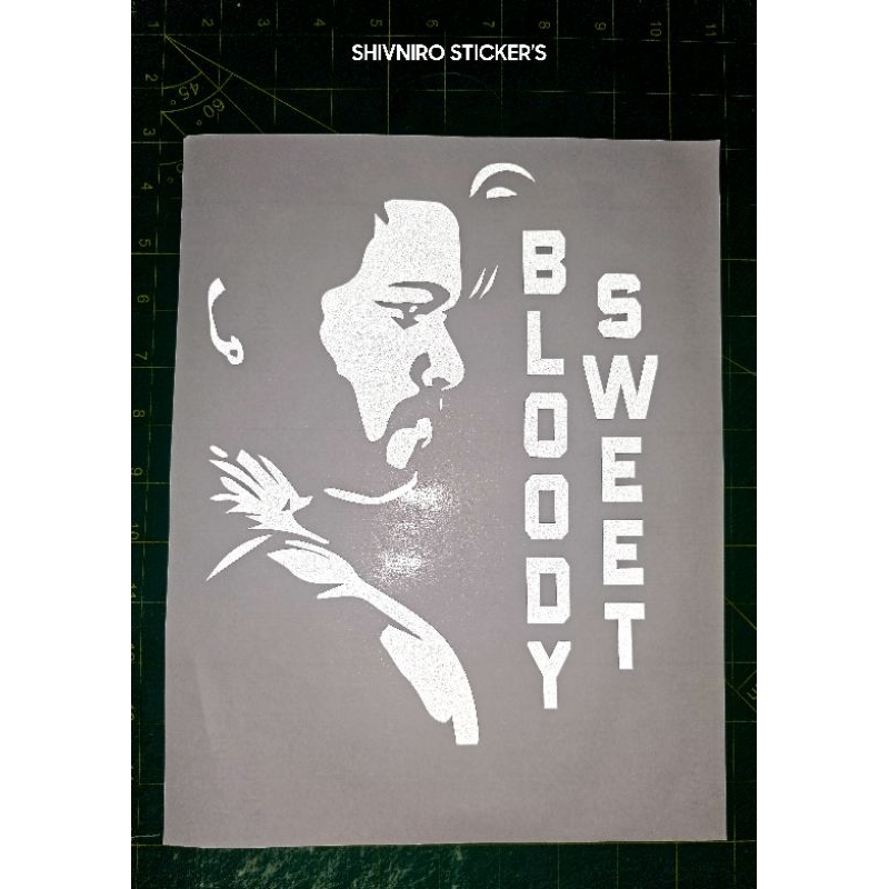 VIJAY STICKER LEO BLOODY SWEET MOVIE STICKER,STICKER TAMPAL LUAR ...
