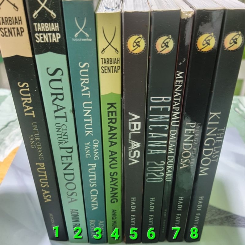 Koleksi Buku Tarbiah Sentap Adnin Roslan Aniq Muhaimin Hadi Fayyadh ...