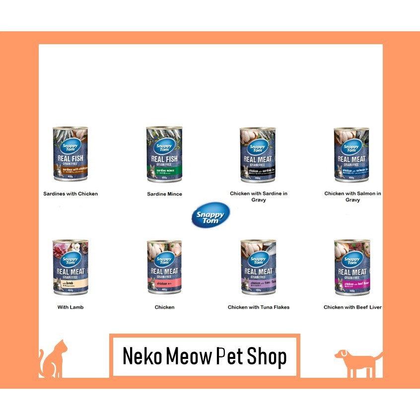 Snappy Tom Can 400g (Cat Wet Food) | Shopee Malaysia