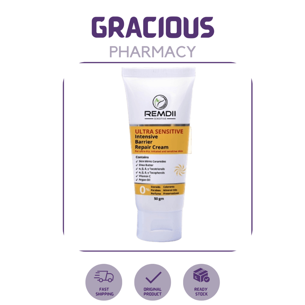 REMDII ULTRA SENSITIVE INTENSIVE BARRIER REPAIR CREAM 50ML | Shopee ...