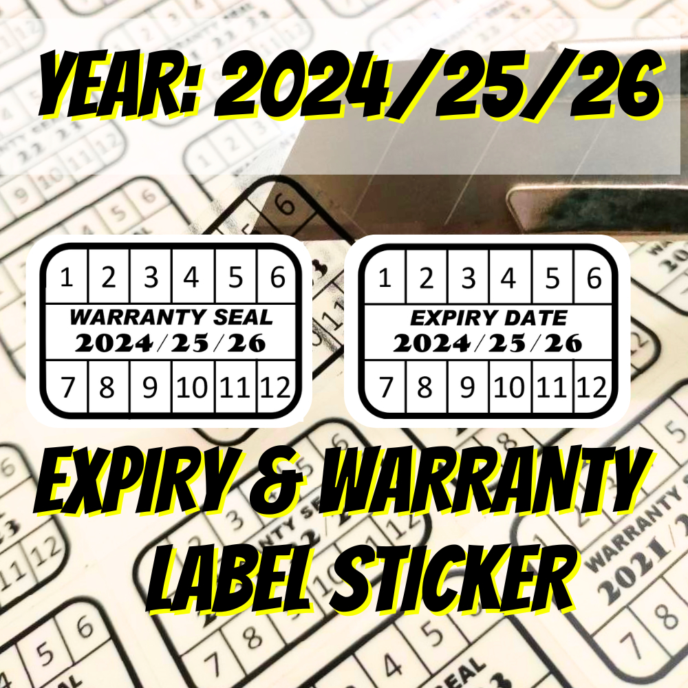 Expiry Date & Warranty Sticker | Sticker Warranty Seal | Expired Date ...
