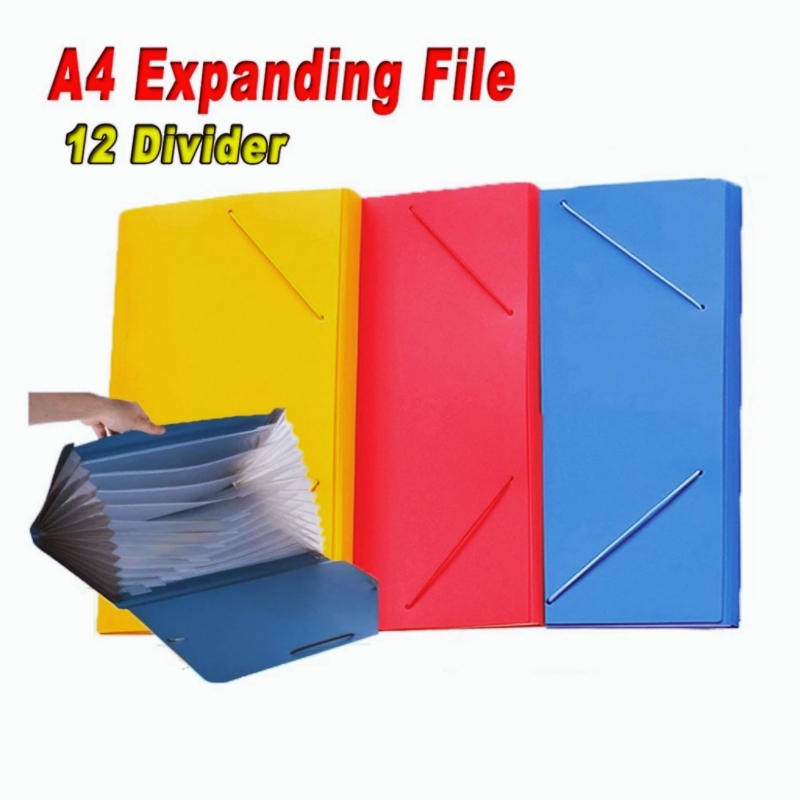 ASTAR A4 Expanding File 12 Divider ( A4 12ST) /File Berlapis | Shopee ...