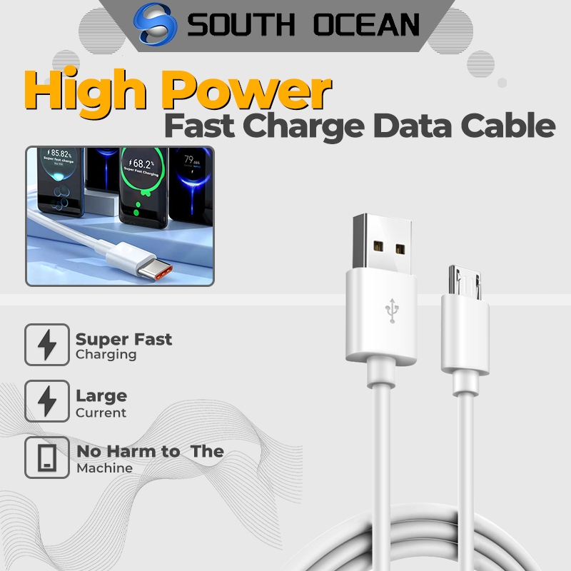 Micro Usb Cable Cctv Phone Android Super Long Fast Charging Sync Data 1159