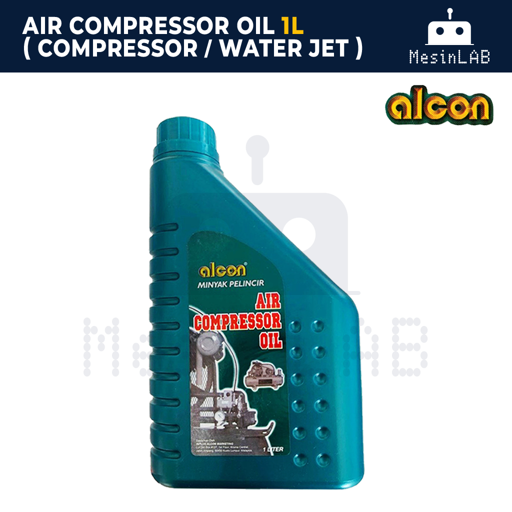 Alcon 1L Air Compressor Oil | Lubricant Oil | Minyak Pelincir Water Jet ...