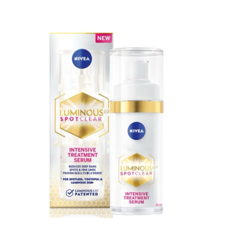 NIVEA Luminous 630 Anti Dark Spot Gold Serum 30ml | Shopee Malaysia