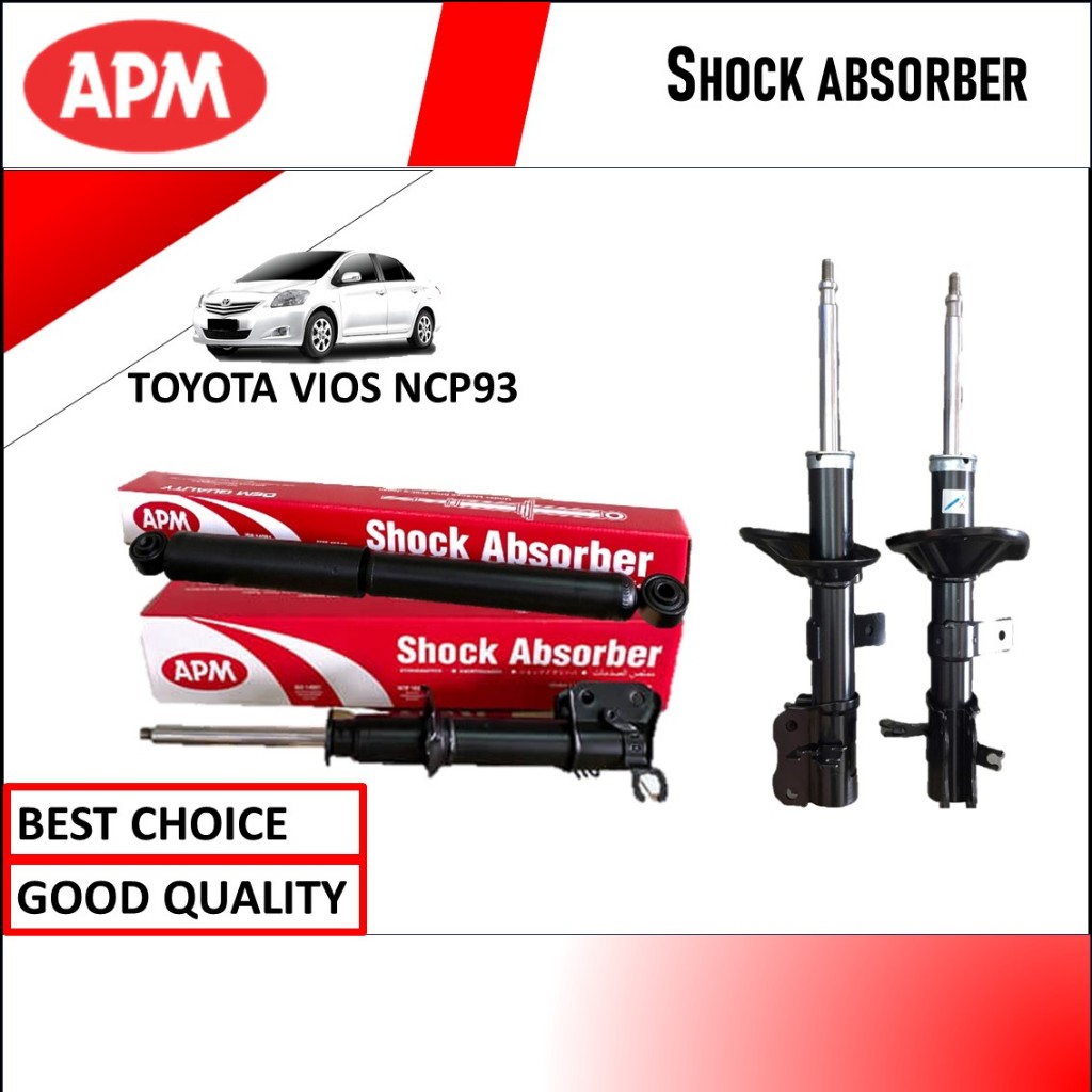 SET (ORIGINAL) APM ABSORBER DEPAN/FRONT ABSORBER / REAR ABSORBER TOYOTA ...